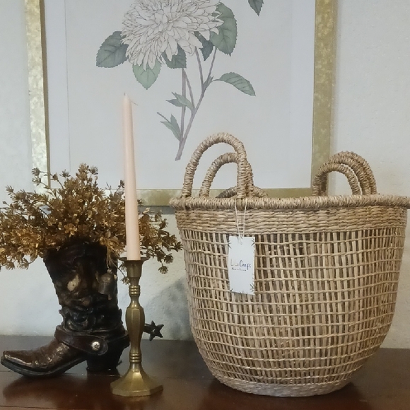 LilaCraft | Accents | Nwt Lilacraft Set Of 3 Floppy Natural Woven ...